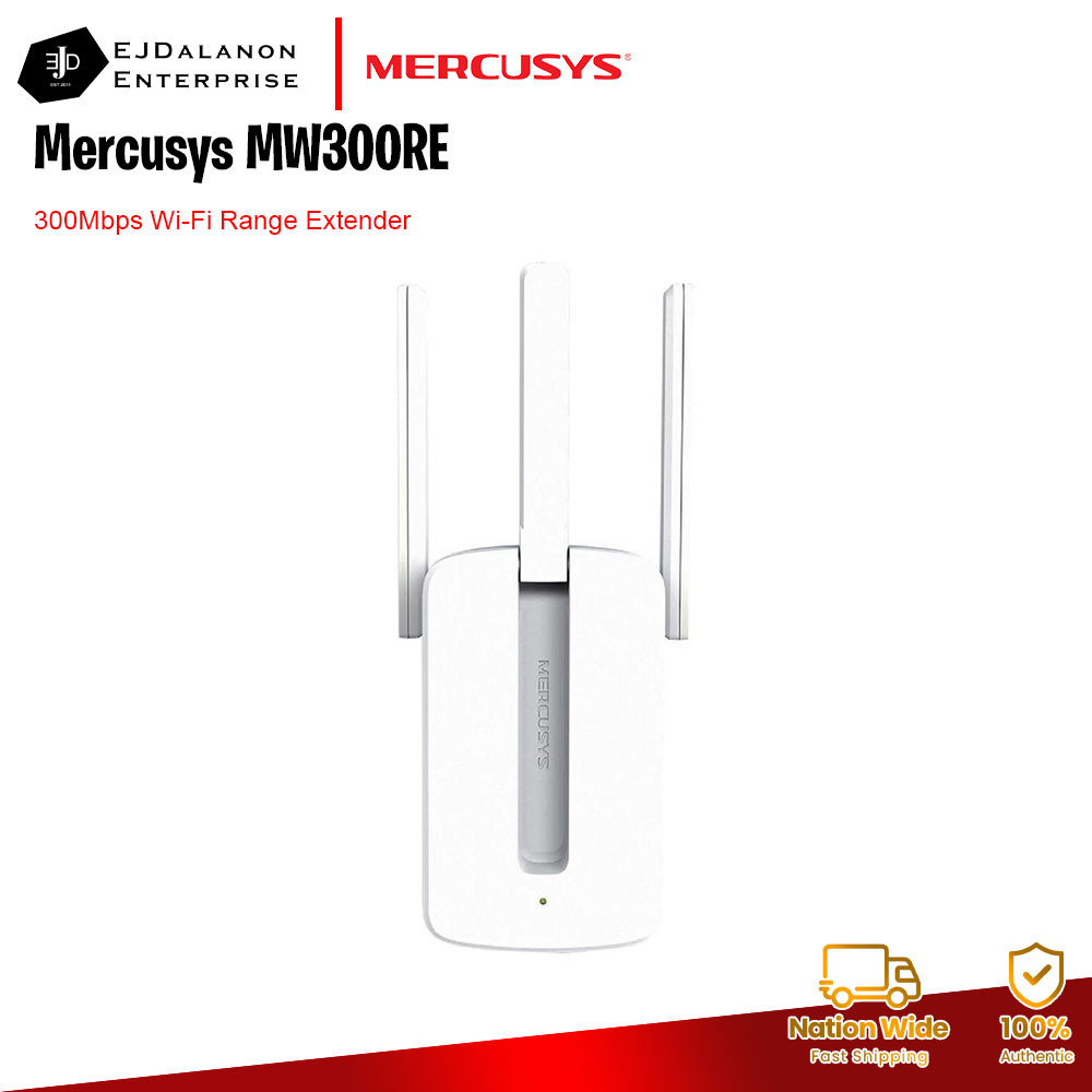 Mercusys Mw300Re 300Mbps Wi-Fi Range Extender | EJDalanon Enterprise ...