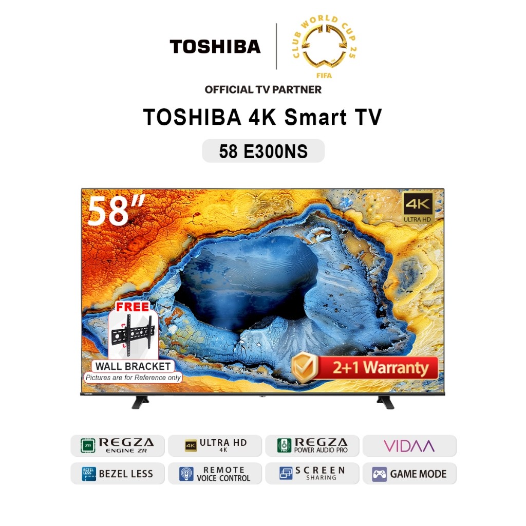 Toshiba 58 inches 4K Smart TV (58E300NS) | Shopee Philippines