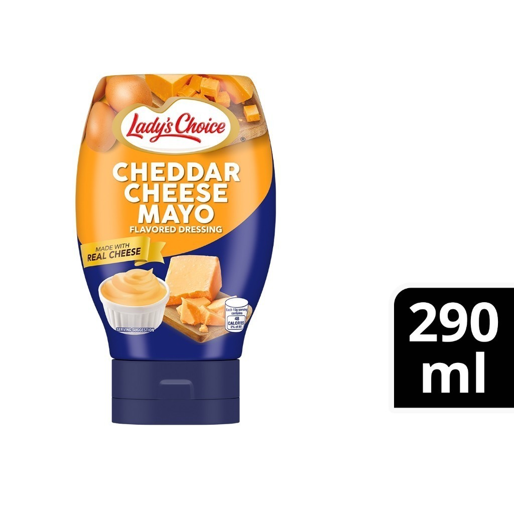 Lady's Choice Flavored Dressing Cheddar Cheese Mayo 290ml | Shopee ...