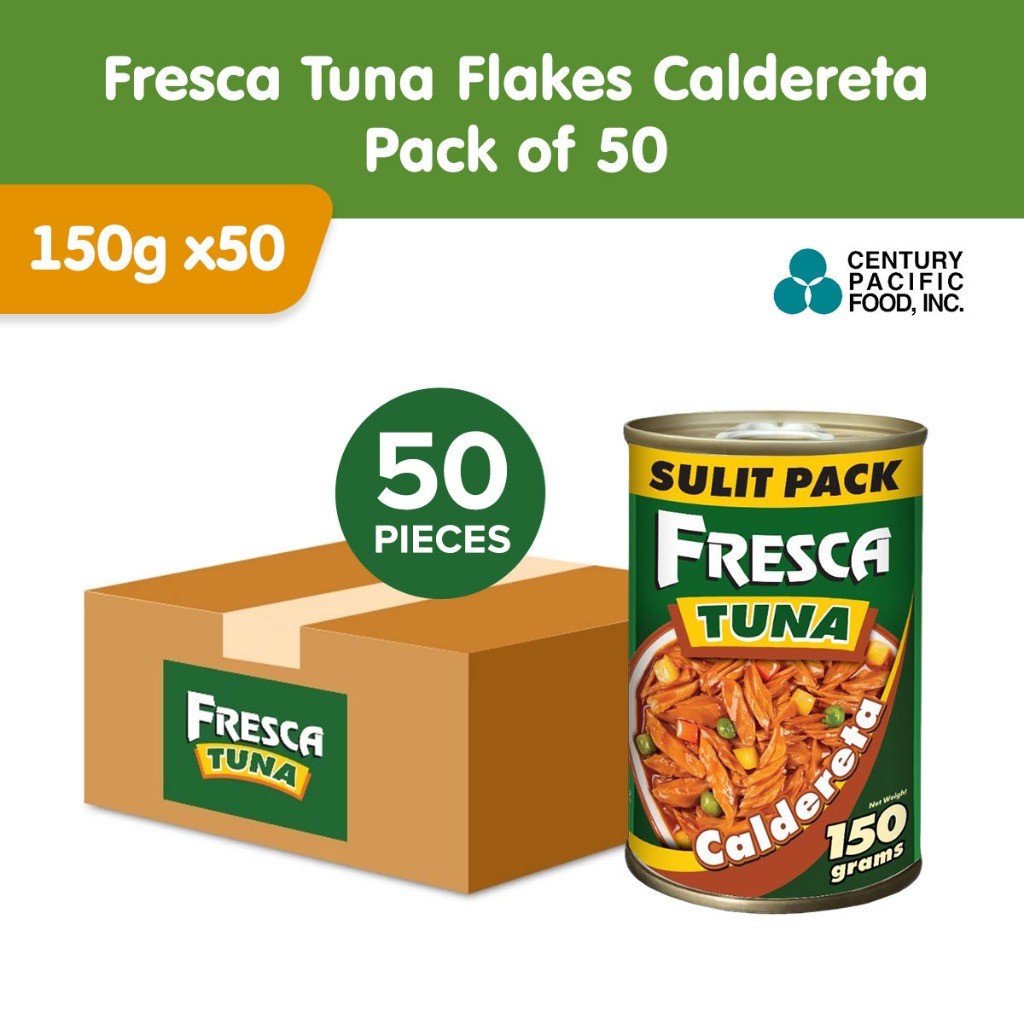 Fresca Tuna Flakes Caldereta 150g (Case of 50pcs) | Shopee Philippines