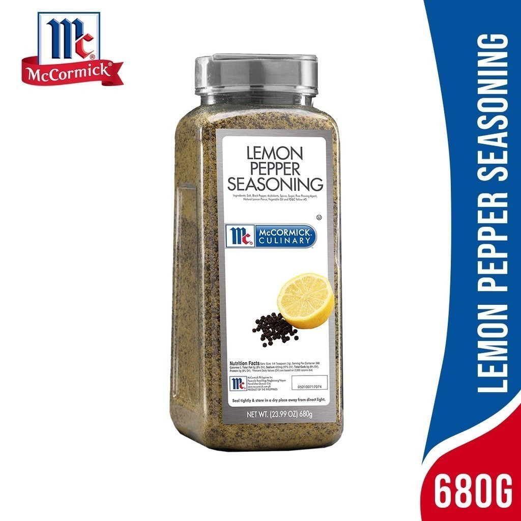McCormick Lemon Pepper Seasoning 680g | Shopee Philippines