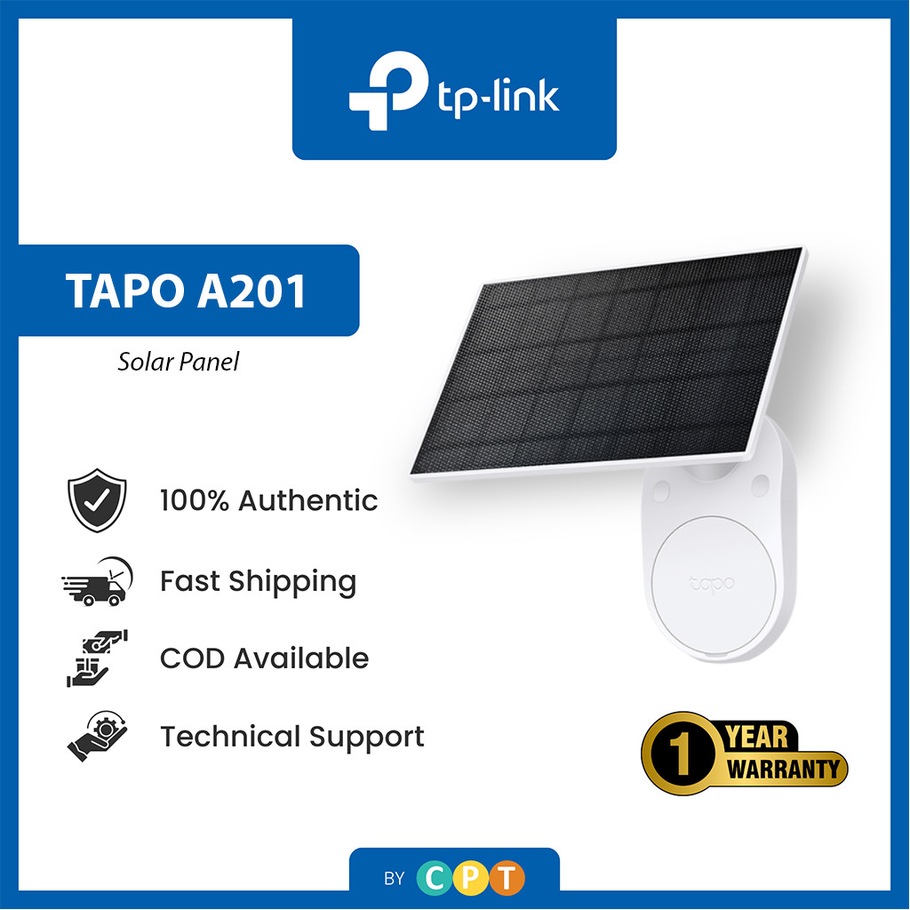TP-Link Tapo A201 High-Efficiency IP65 Weatherproof Solar Panel ...