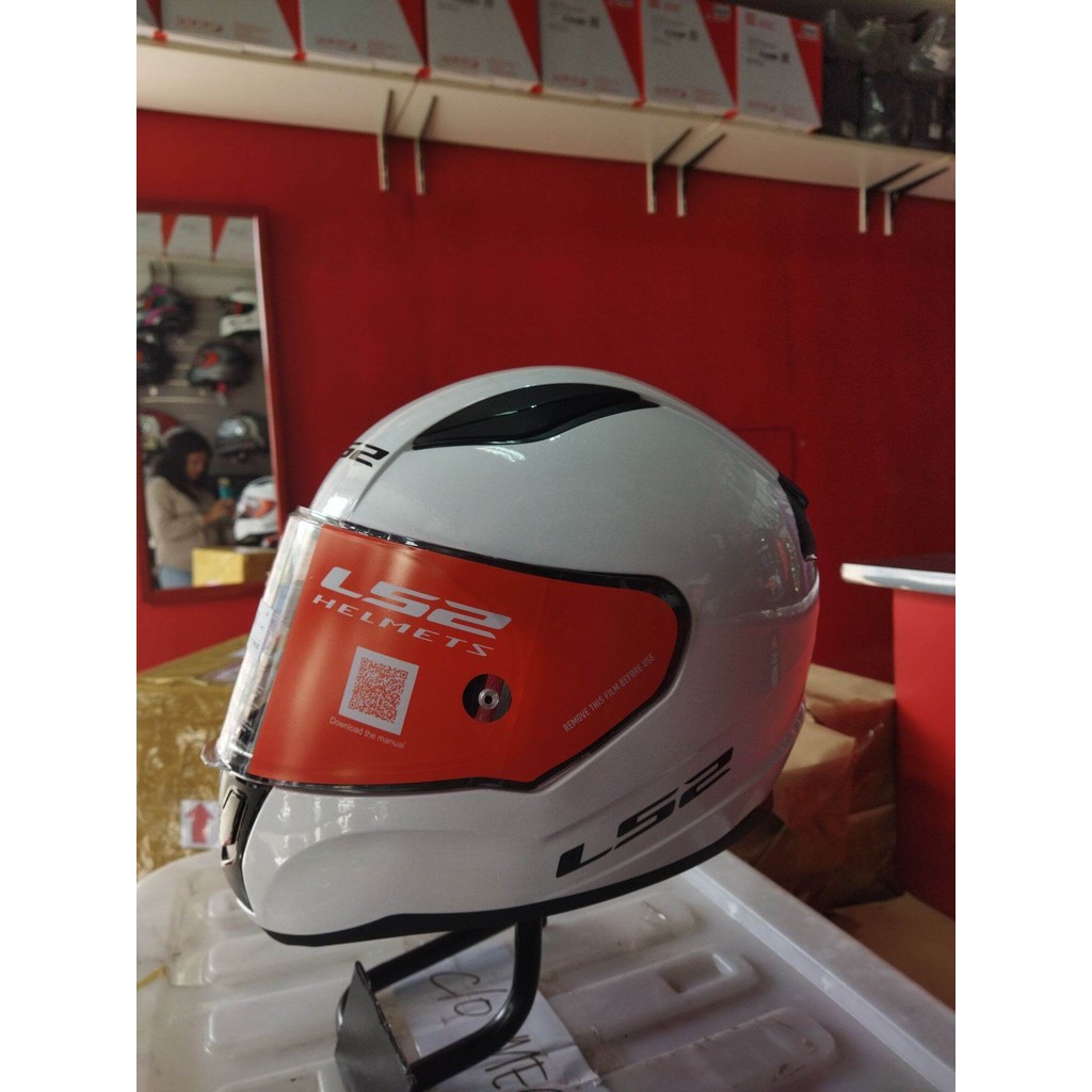 LS2 FF353XV RAPID MONO GLOSS WHITE | Shopee Philippines