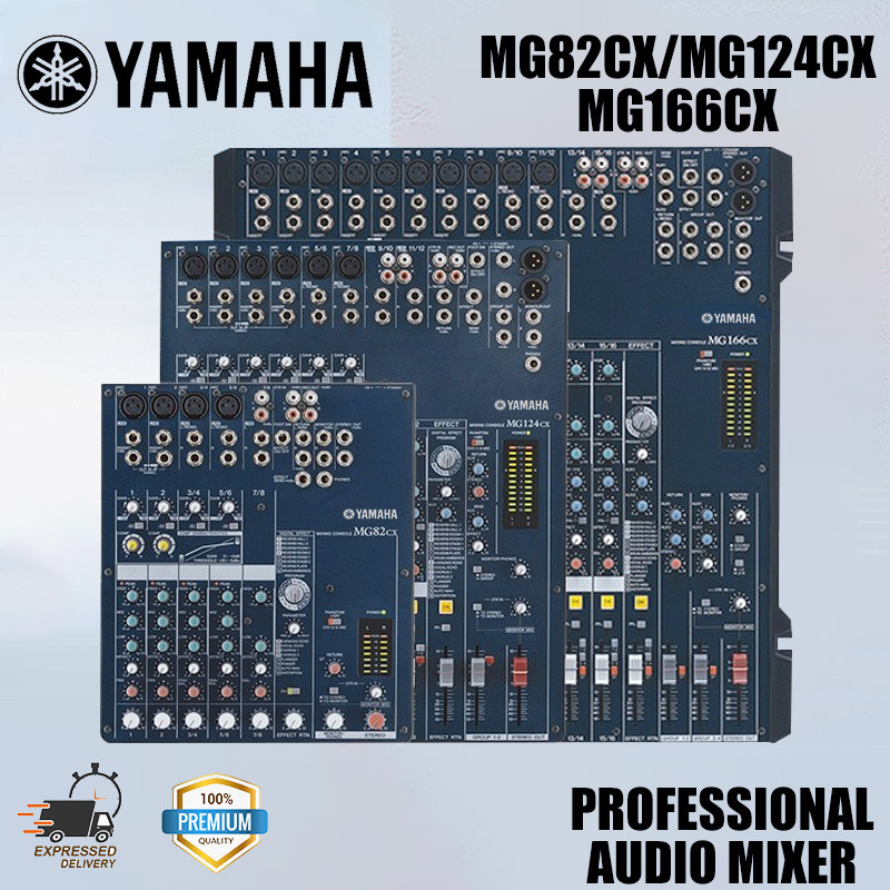 YAMAHA Mixer MG166Cx MG124Cx MG82Cx 8/12/16 Professional Mixer, Reverb, Recording Equipment ...