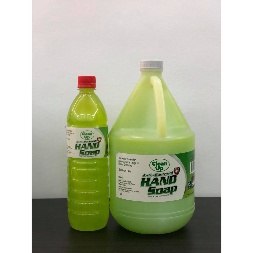 Clean Up Anti-Bacterial Hand Soap Gallon/3.7LITERS (PM me for discounts ...