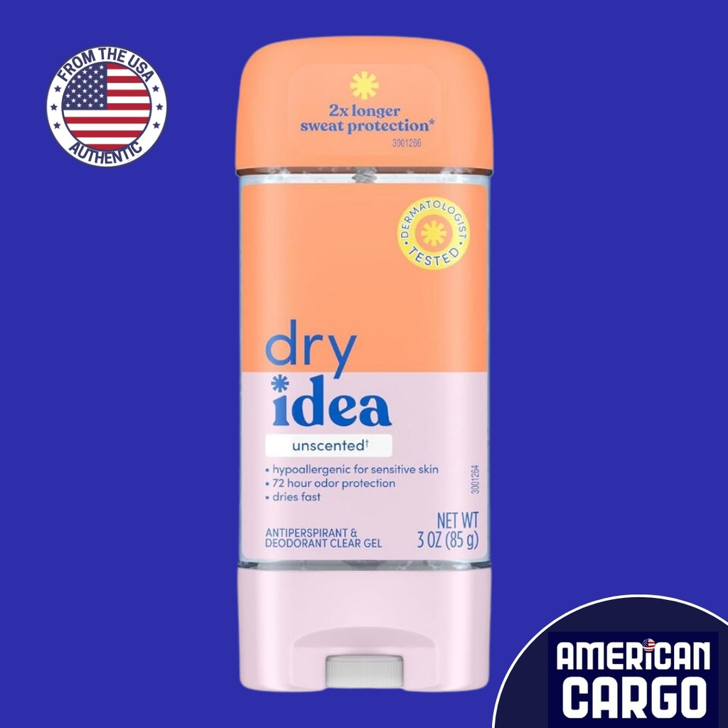 Dry Idea Advanced Dry Unscented Antiperspirant Gel (3 oz) | Shopee ...