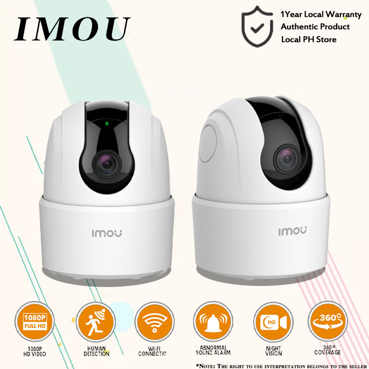 Dahua Imou TA22/42 Ranger 2C 4MP Home Wifi 360 Camera Human Detection ...
