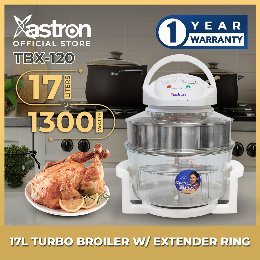 Astron TBX-120 17L Turbo Broiler (1300W) | Shopee Philippines