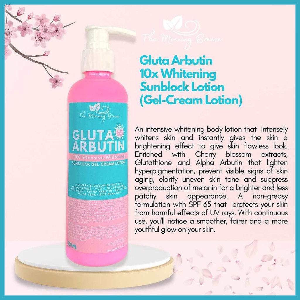 GLUTA~gW/ARBUTIN%q_LOTION%y:SPF_W%65:E_-%M:10X_a%INTENSIVE:r_WHITENING ...