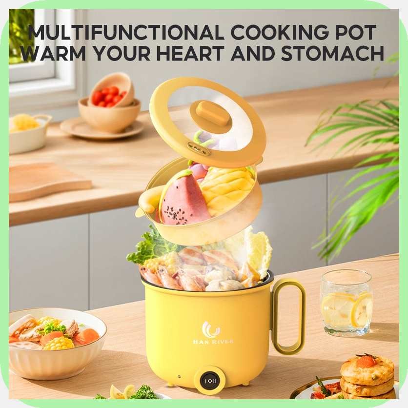 HAN^gY:RIVER`LM)Electric#DV#Cooker]CB$With/Z^Steamer$U/1.5L | Shopee Philippines