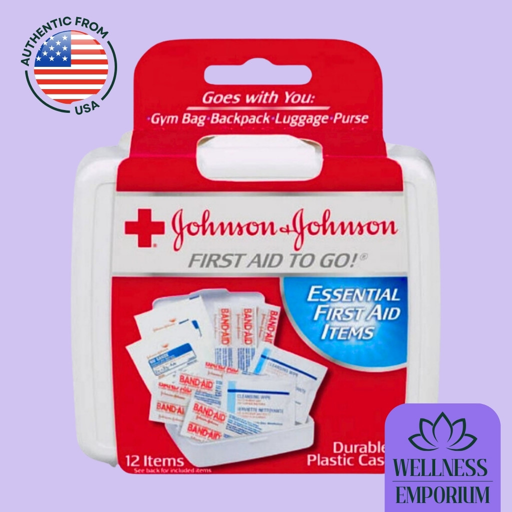 Johnson and Johnson Mini First Aid Kit with 12 Items (Sold by WEA ...
