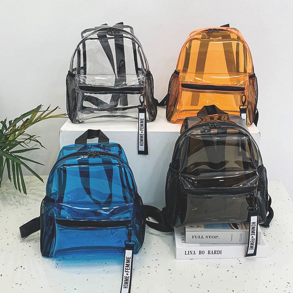 See-Through Backpack Water proof Transparent Backpack for Work & Sport ...