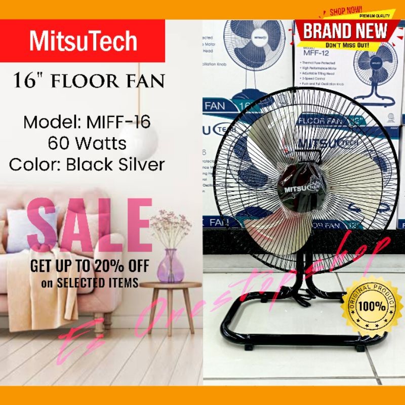 COD MitsuTech 16 Floor Fan Industrial MIFF-16 Brandnew | Shopee Philippines