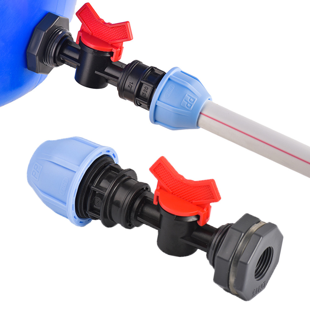Rain Barrel Faucet Kit Rain Barrel Valve Connector For 20/25/32mm Tee ...