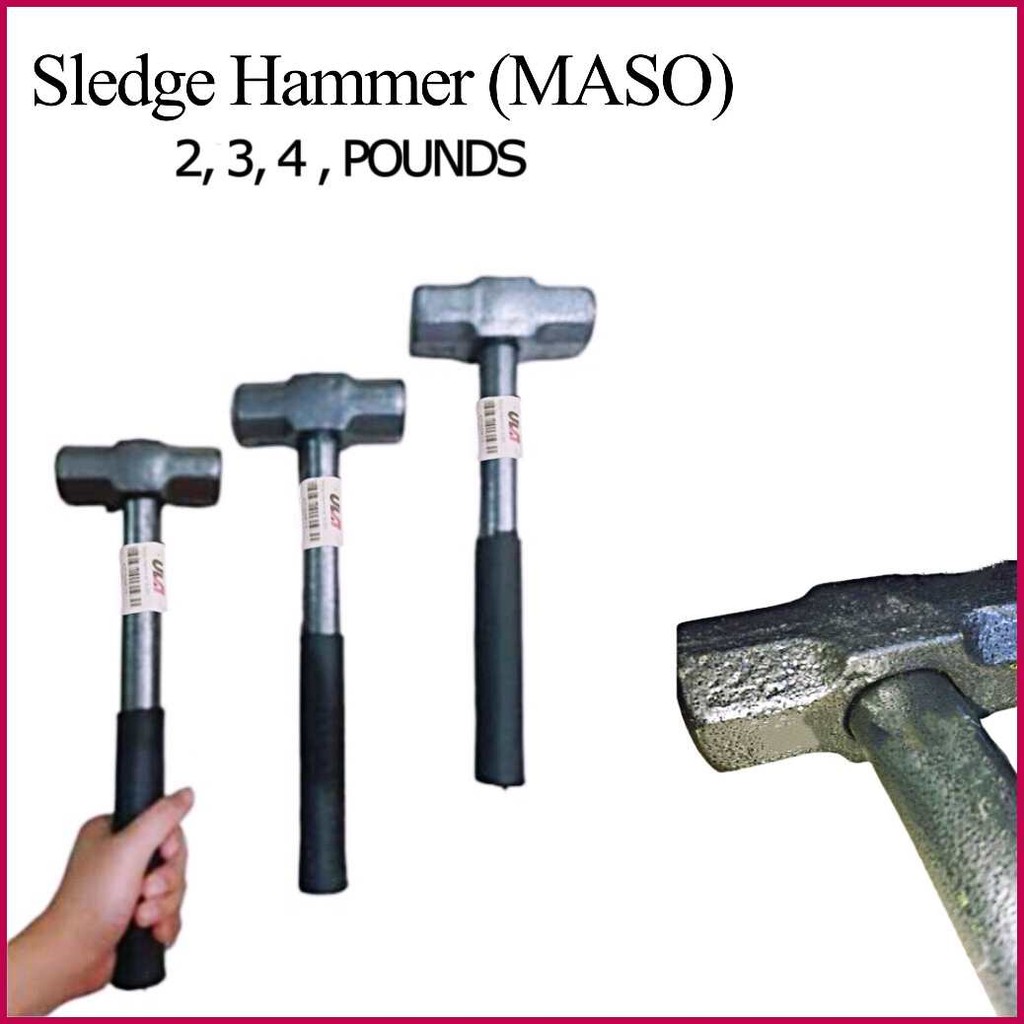 Metal;Zk+Hammer=m$Heavy{B"Duty"a\2pounds,"Y,3pounds,[D!4pounds,C[MASO | Shopee Philippines
