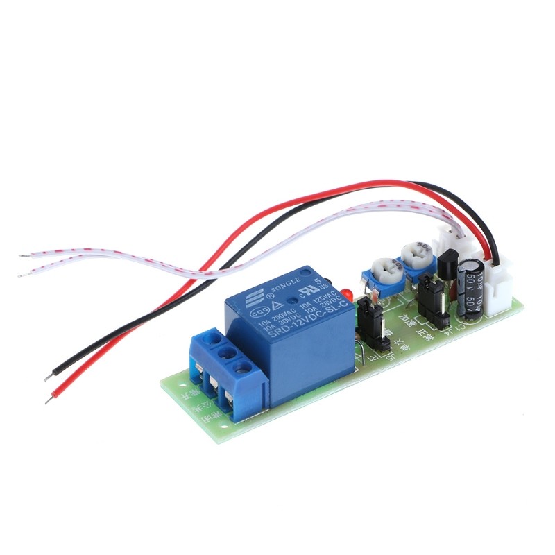 12V DC Infinite Cycle Delay Timing Timer Relay ON OFF Switch Loop ...