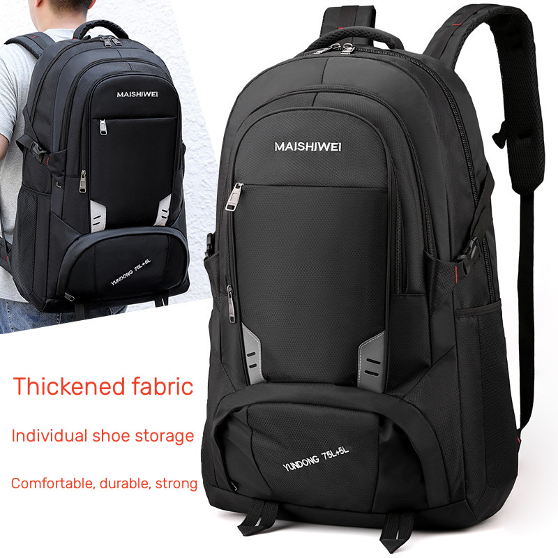 100L Men Tactical Backpack Waterproof Camping Hiking Climbing Travel ...