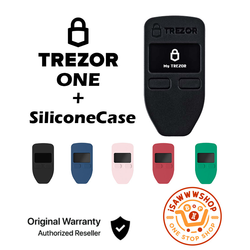 Trezor One - Black + Silicone Case Bundle | Shopee Philippines
