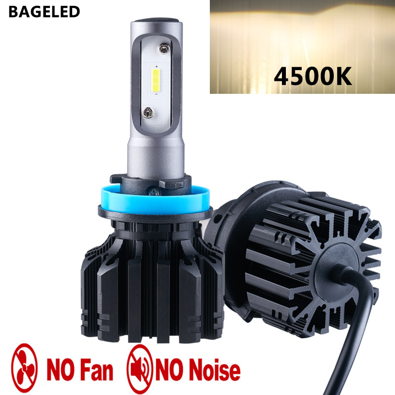 유H4 LED H7 H11 H8 HB4 H1 H3 9005 HB3 Auto S5 S3 Fanless No Fan Car ...