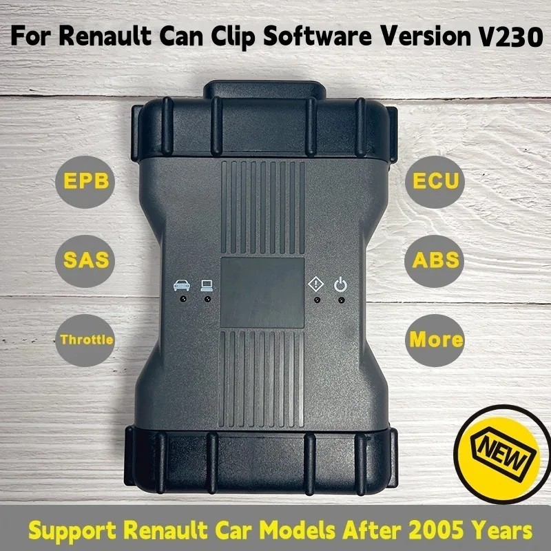┱Latest Can Clip V230 with Wifi for Renault VCI Scanner Obd2 Automatic ...