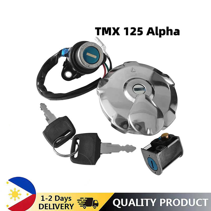 IGNITION SWITCH SET WITH TANK CAP/KEY SET TMX125 ALPHA | Shopee Philippines