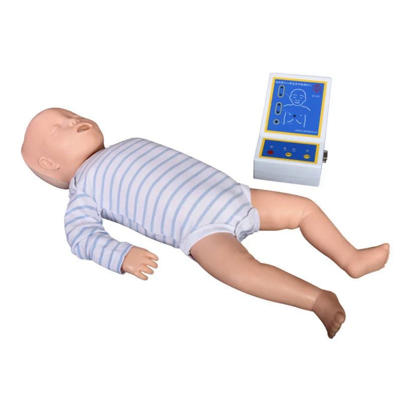 Infants CPR Training Model Manikin Fully Body Neonatal CPR Intubation ...
