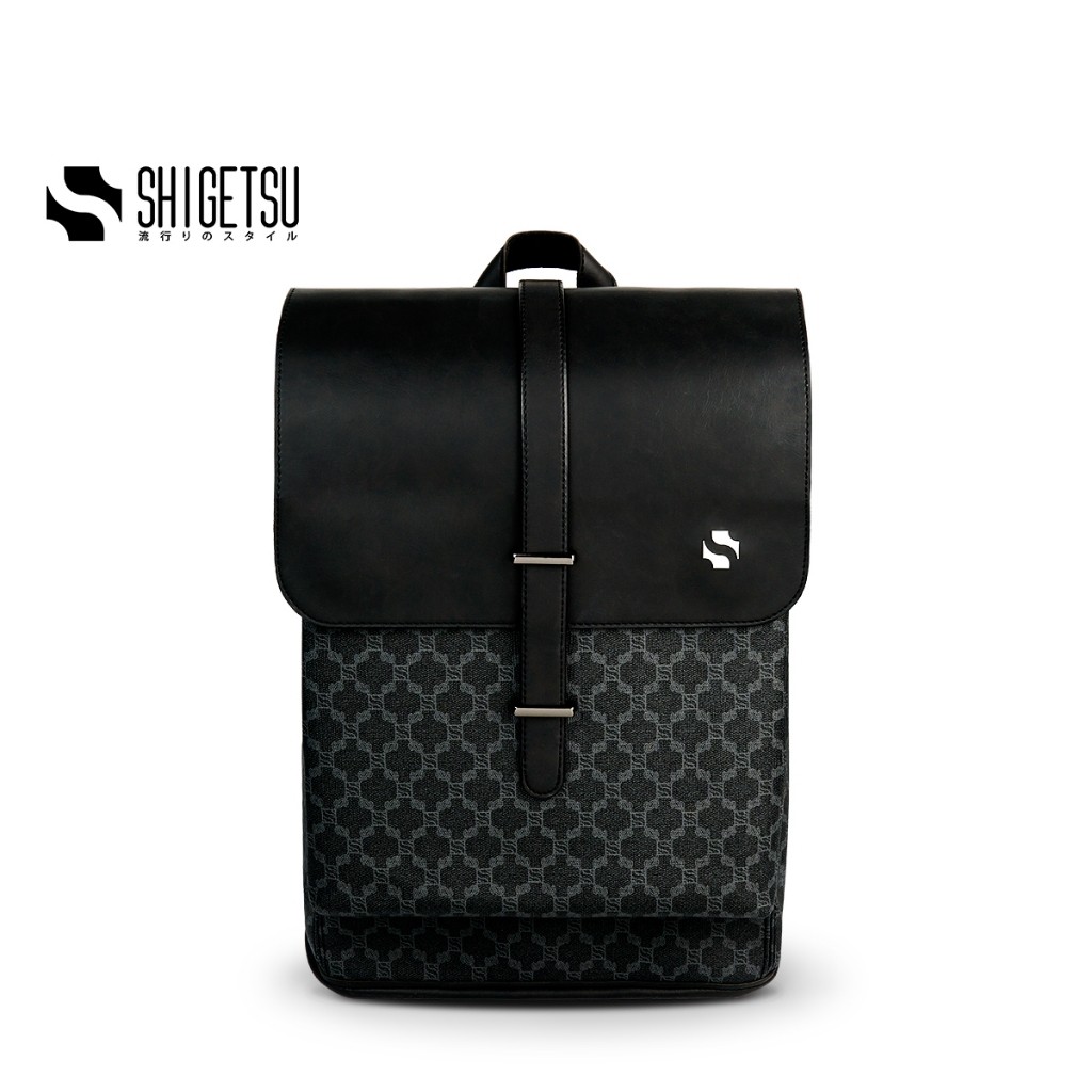 Shigetsu Signature HYUGA Monogram Bags Backpack for School 14 INCHES ...