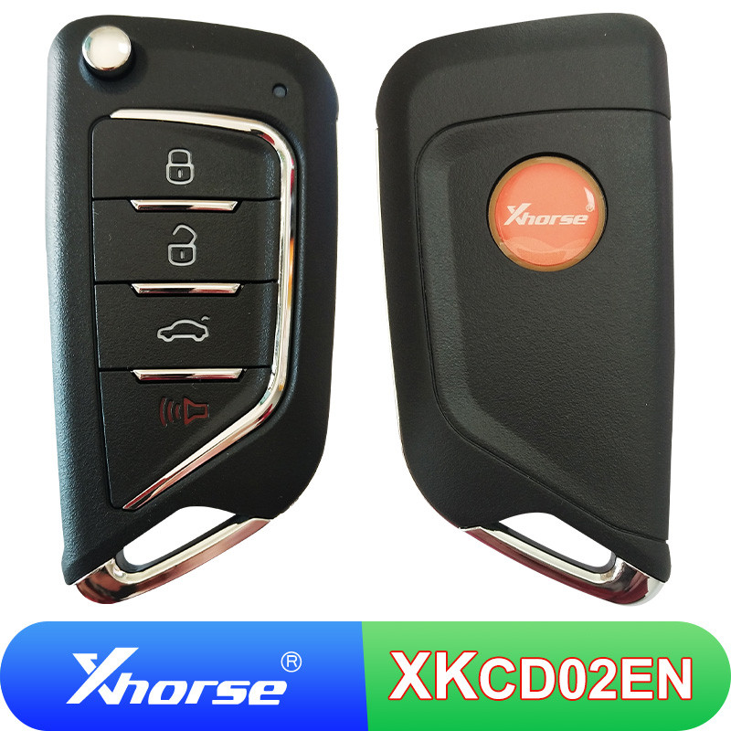 ⚔XKCD02EN Xhorse Universal VVDI Smart Key With Proximity Flip Type Key ...