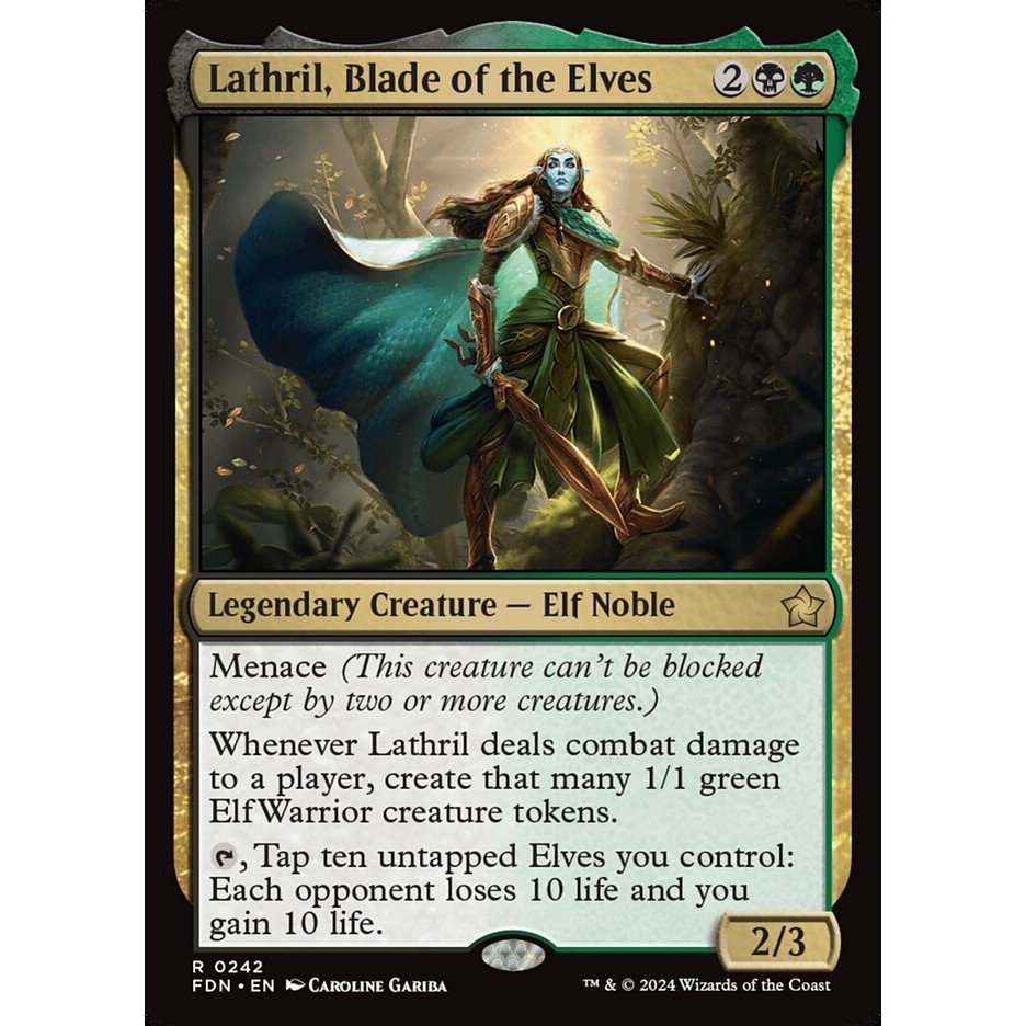 Lathril, Blade of the Elves MTG Magic the Gathering 11/14 | Shopee Philippines