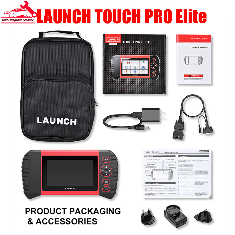 ️New Best LAUNCH Crp Touch Pro Elite OBD2 Car Motive Scanner Automotive ...