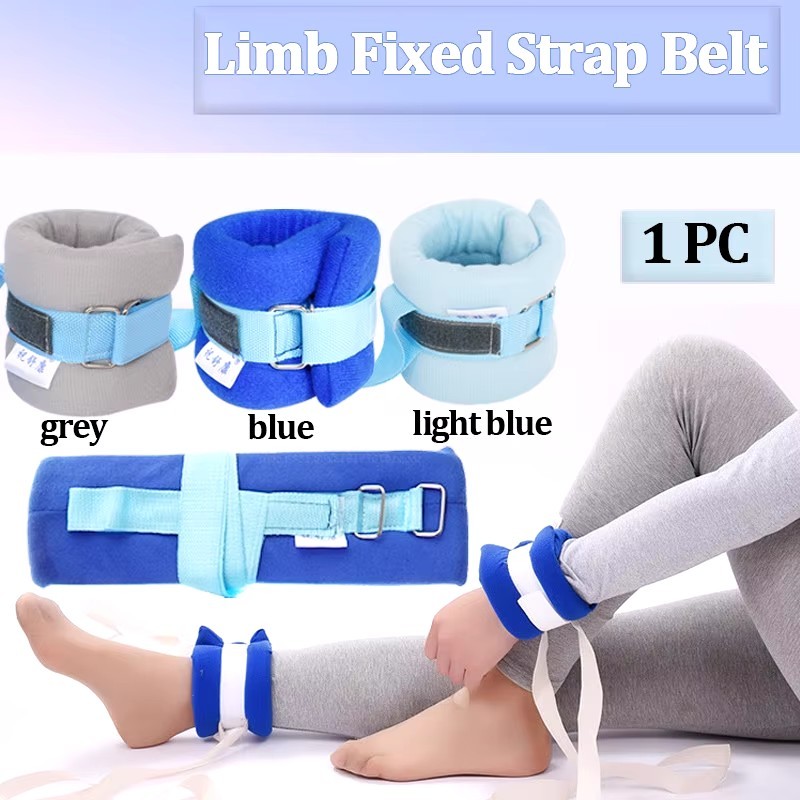 Medical limb restraint straps stretcher fixation binding strap patient ...