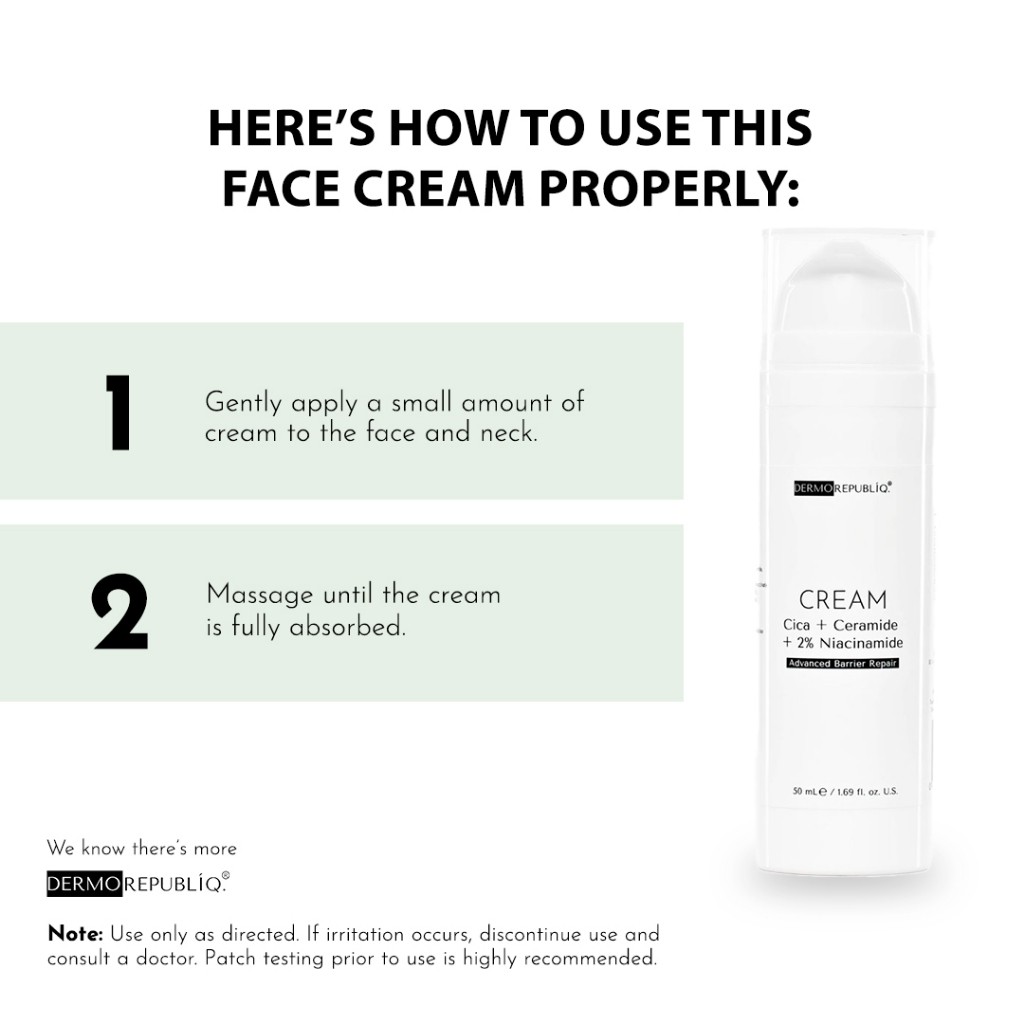 Dermorepubliq Ceramide + Cica + 2% Niacinamide Intensive Barrier Repair ...