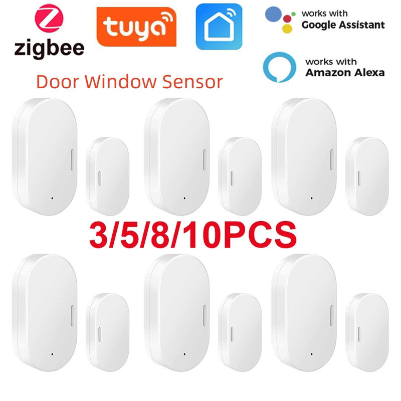 Tuya Zigbee Door And Window Magnetic Sensor Wireless Door Detector Open ...