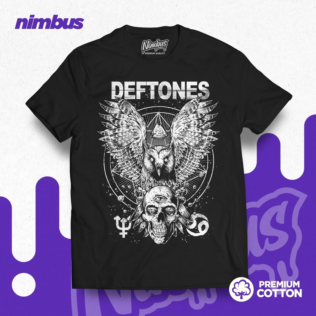 Music Band | Deftones v4 | Premium Cotton T-Shirt | Nimbus Clothing ...