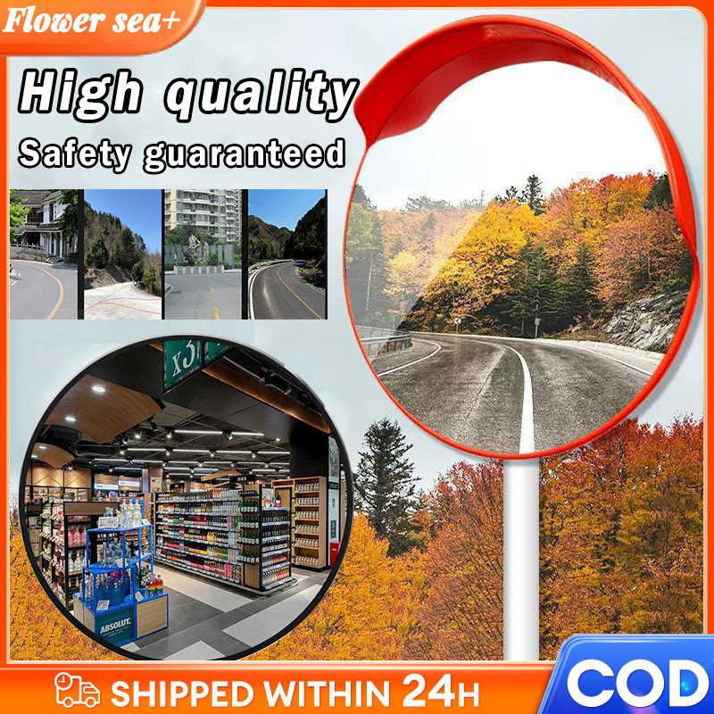 【COD】60/80CM Outdoor Indoor Traffic Road Wide angle Mirror Concave ...