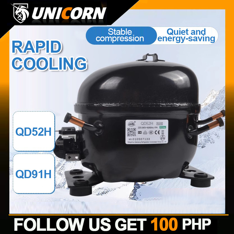 Compressor 220-240V~50/60HZ 1PH QD52H/QD91H silent and fast cooling ...