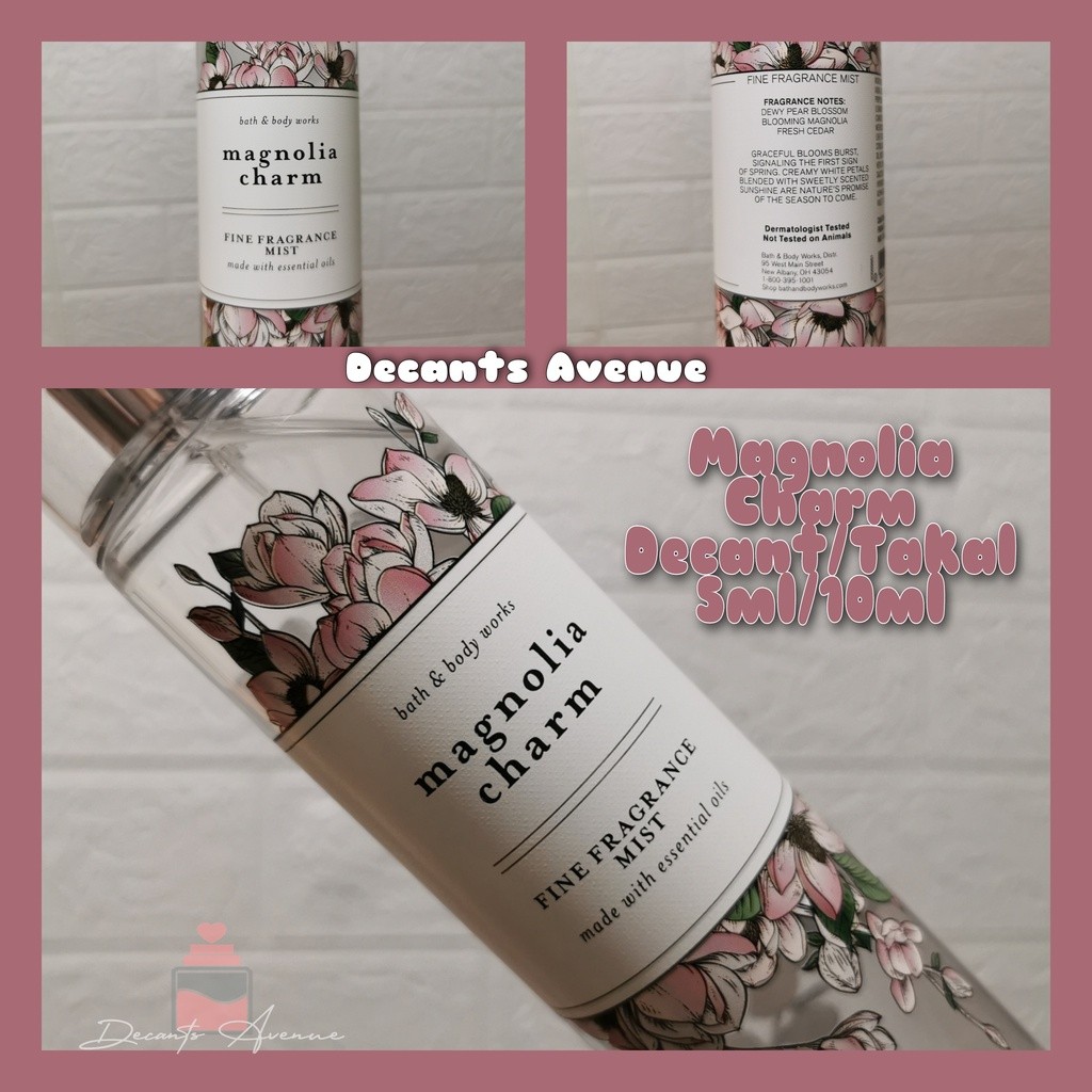 Magnolia Charm - Bath And Body Works 1mL 3mL 5mL 10mL | Shopee Philippines