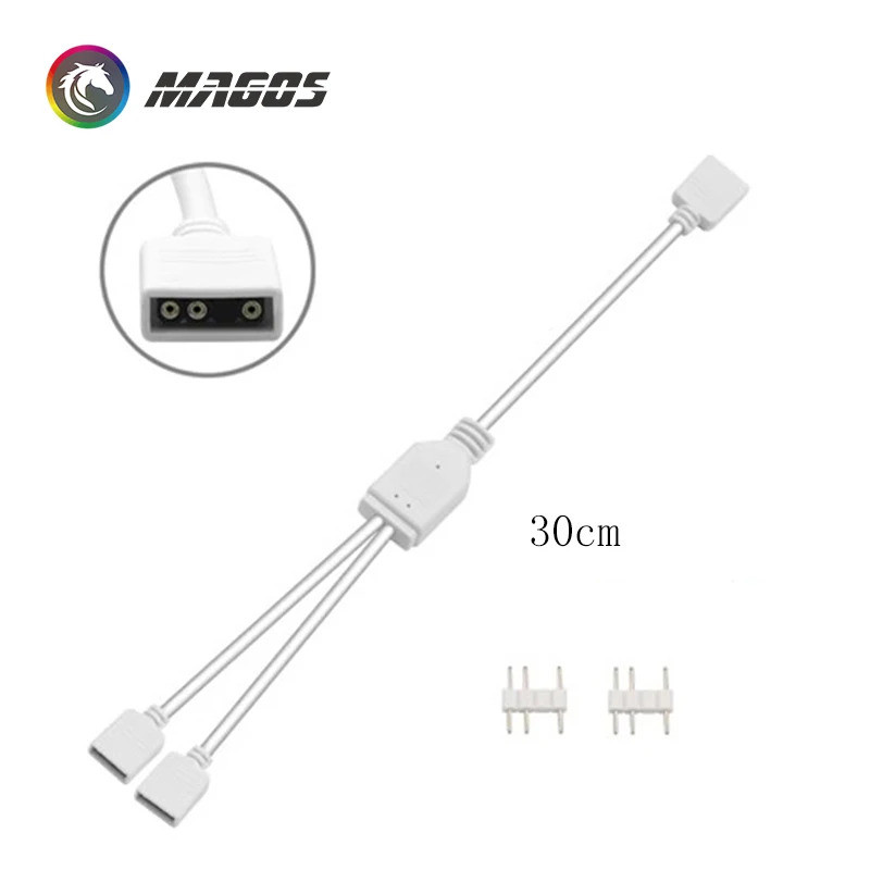 DIY White Motherboard RGB SYNC Splier, 12V 4Pin RGB / 5V 3Pin ARGB SYNC ...