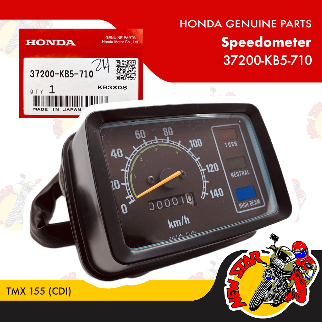 37200-KB5-710 | Speedometer | Genuine Honda parts | TMX 155 (CDI ...
