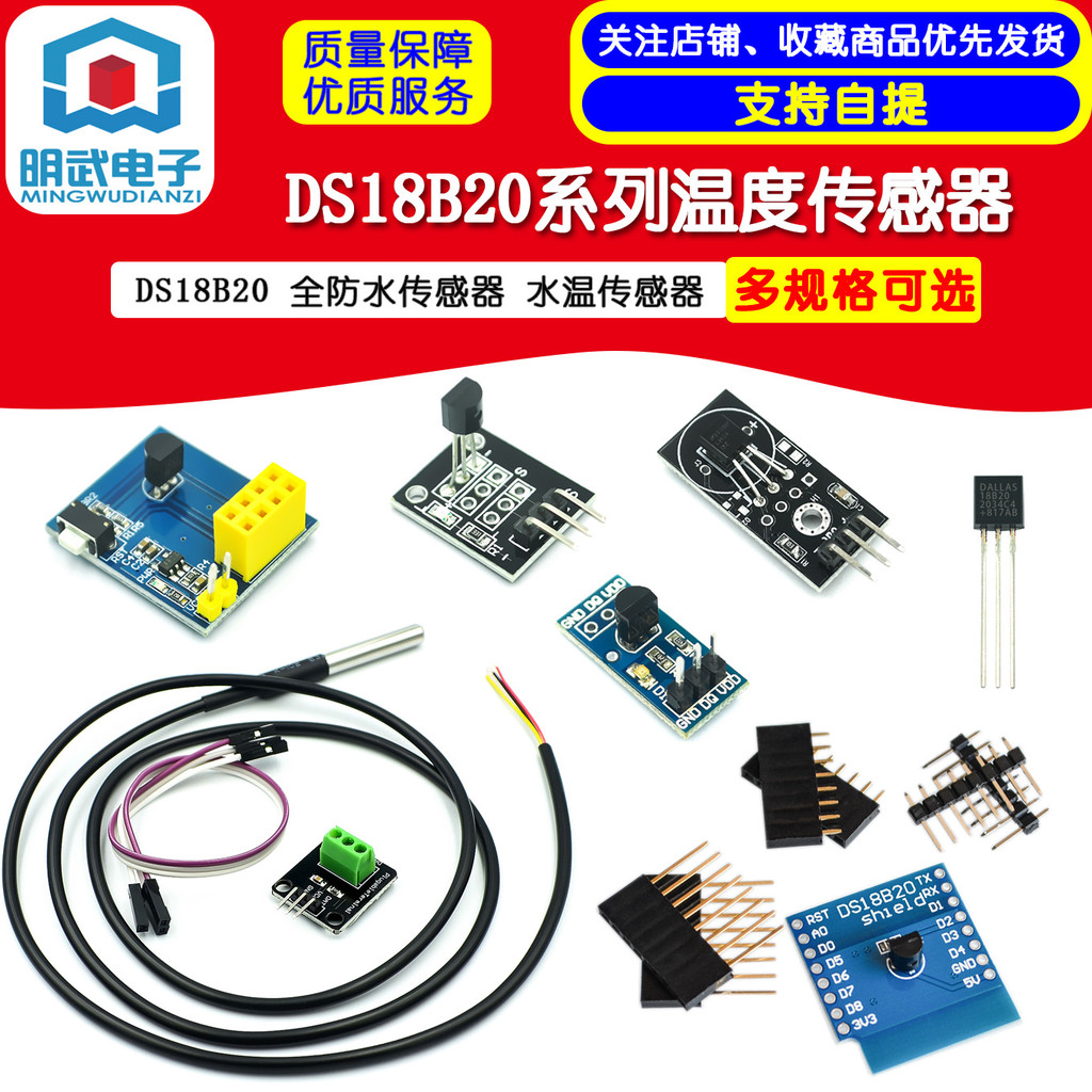 DS18B20 Full Waterproof Temperature Sensor Water temperature sensor ...