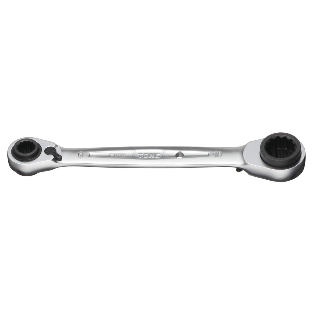 TONE 4WAY Ratchet Box Wrench RMW-0813 Width across flats 8 x 10 x 12 x ...