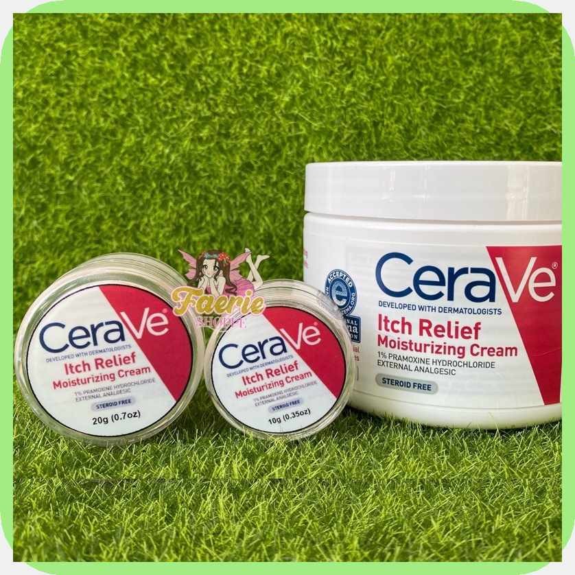 CeraVe%VQ>Itch.G&Relief+g@T@W@A@ER@qU Moisturizing Cream 10g / 20g ...