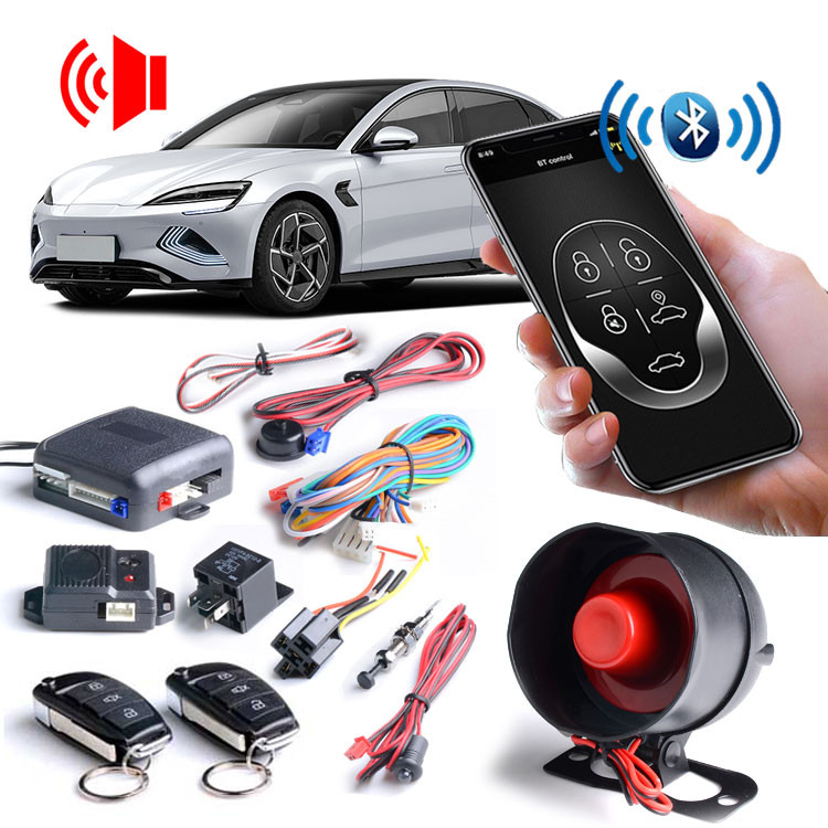 Hot Sale Mobile Phone BT Remote Car Alarm System Anti-theft Keyless ...