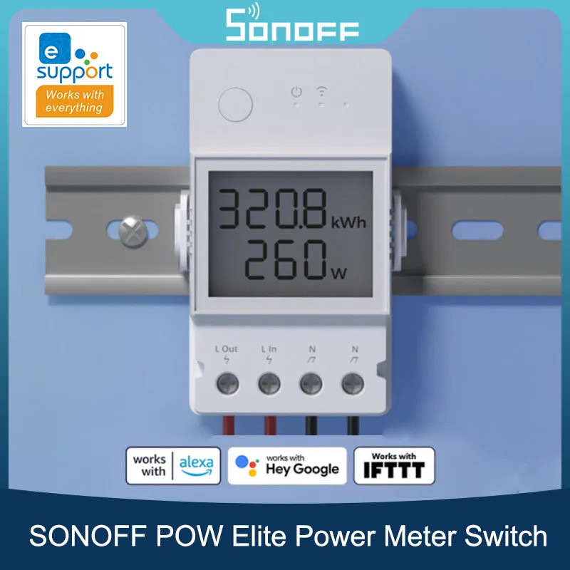 SONOFF POW Elite Power Meter Switch 16/20A Power Sensor Switch With ...
