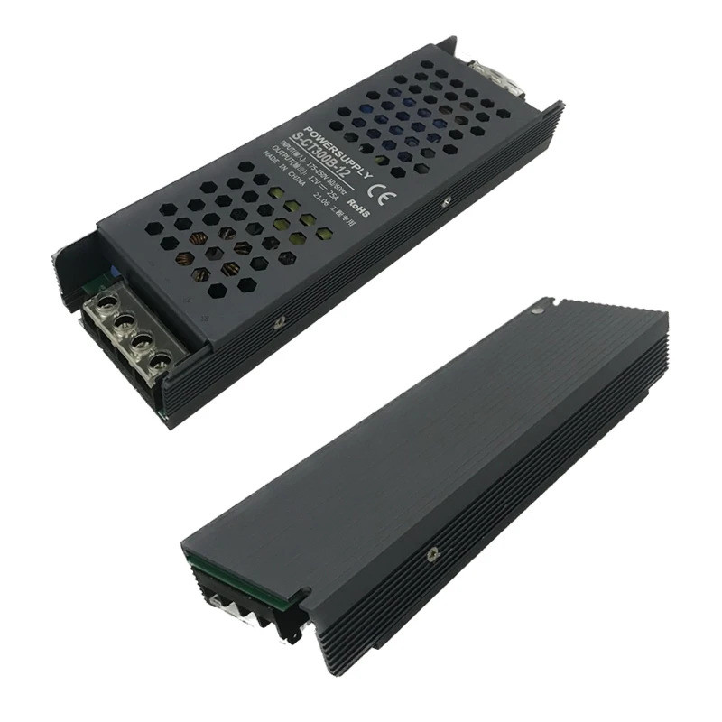 LED Driver 300W Slim Power Supply AC 220V To DC 12V 25A Transformers ...