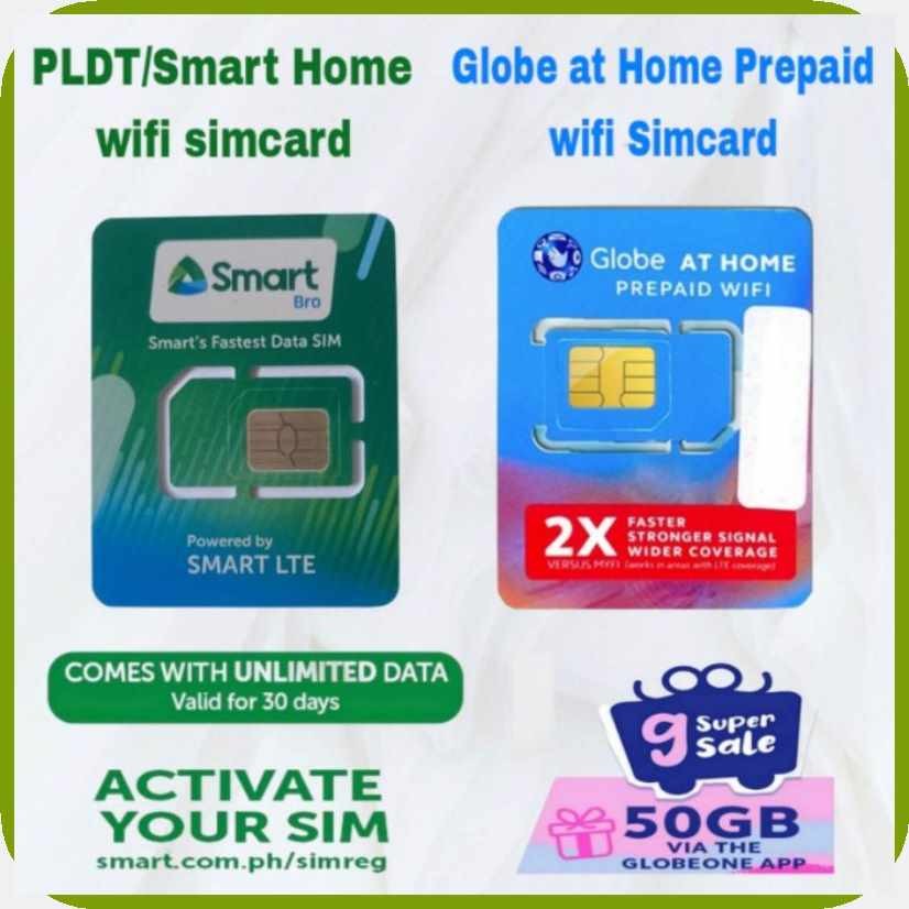 PLDT/Smart*x^and>R,Globe;EI&At`Sb&Home`QP&Prepaid`Kc&Wifi`kQ&Simcard`za&with 10gb Free data ...