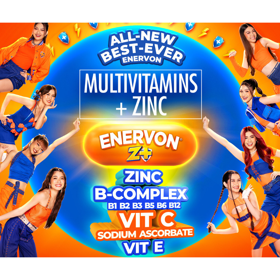 Enervon Z+ (Multivitamins + Zinc) - 8 CAPSULES | Shopee Philippines