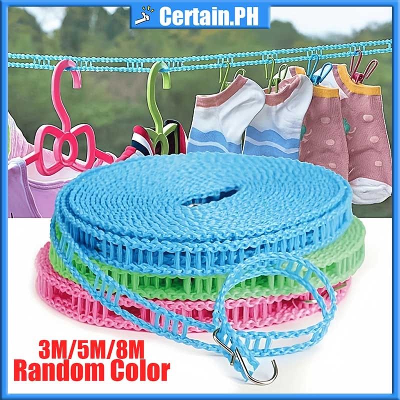 High quality clothesline 3/5/8 metre Clothesline Anti slide clothes ...