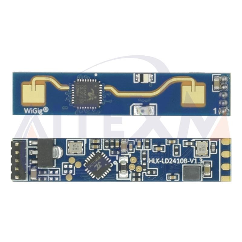 ღHLK-LD2410 HLK-LD2410B 24G FMCW 24GHz Smart Human Presence Sensing Radar Module Millimeter Wave ...