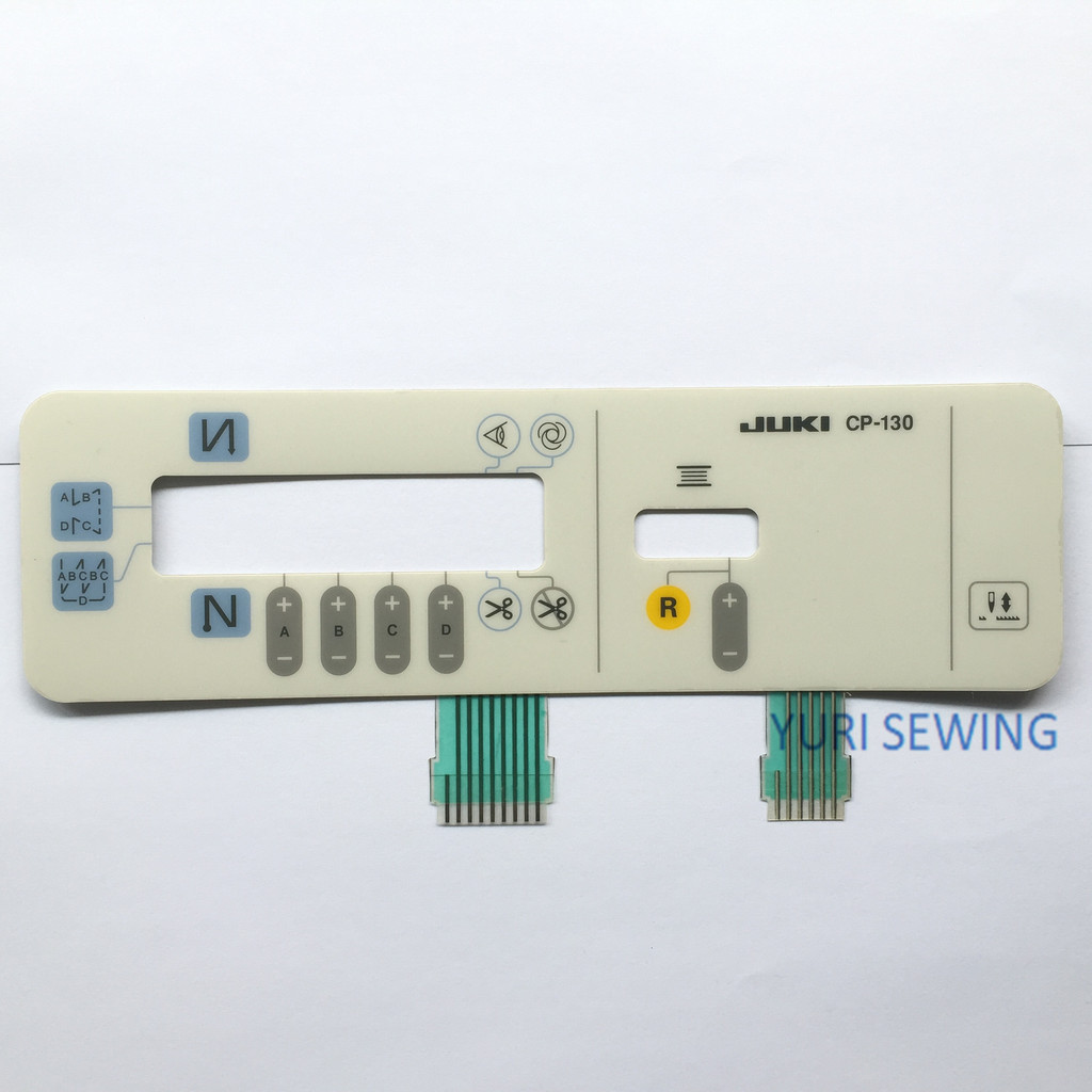 ⊰JUKI CP-130 operation board panel keypad membrane sticker for JUKI DDL ...